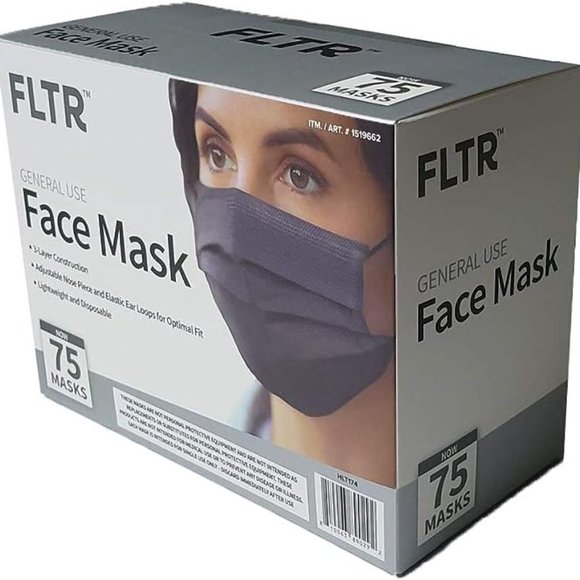 FLTR | Accessories | Nwt 75 Count Fltr Masks General Use Face Mask ...